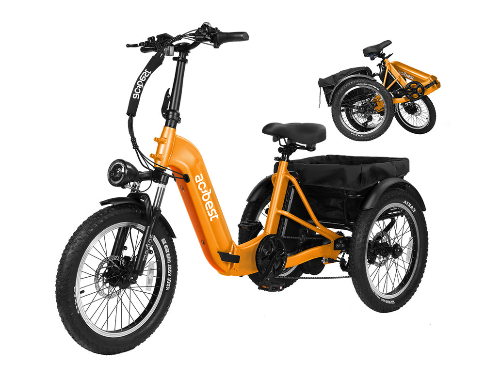 Triker Plus Folding 3-Wheel Electric Bike | Stable & Portable Ride ...