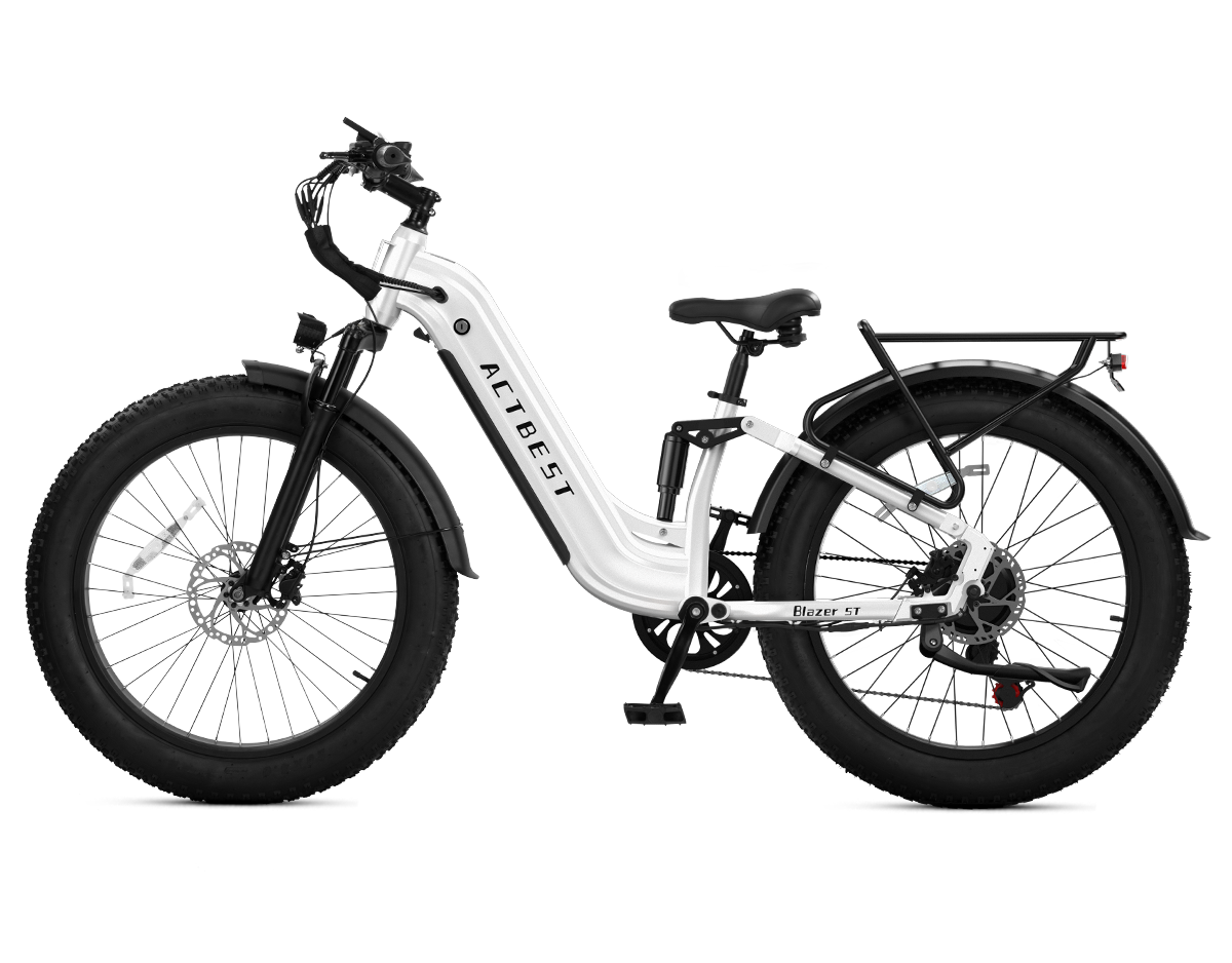 Blazer ST Ultra Full Suspension Hydraulic Brakes Electric Mountain Bik ...