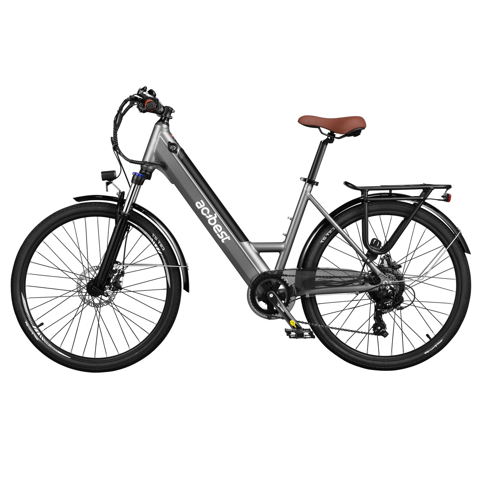 ACTBEST Core Electric Bike, 500W Brushless Motor Cityrun Ebike, 36V 13AH Removable Built-in ...